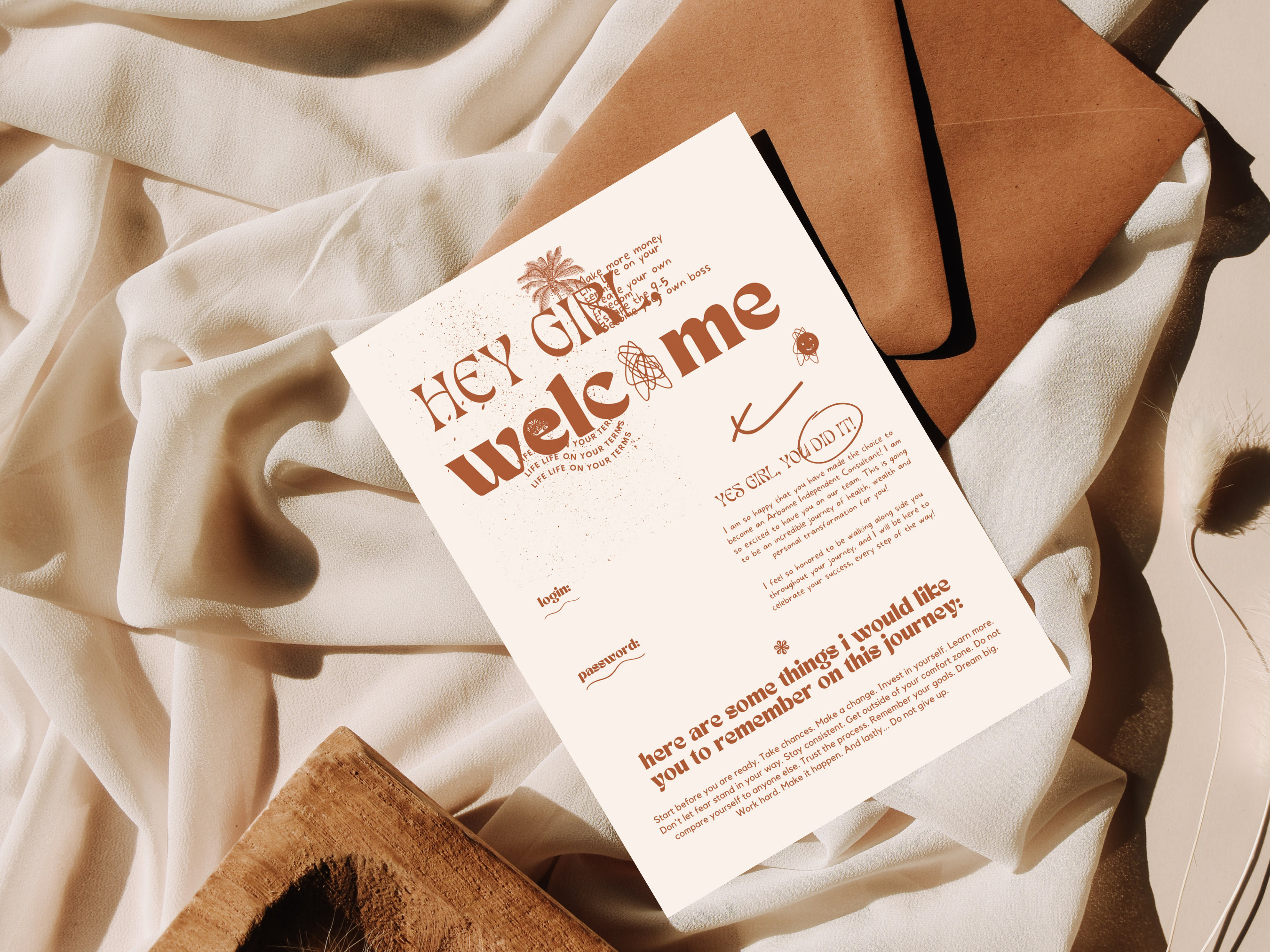 Arbonne Independent Client Welcome Card Preferred Client - Etsy