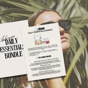 NEW Arbonne Daily Essentials Bundle Card Arbonne Greensynergy Elixir Essentialmeal Meal ...