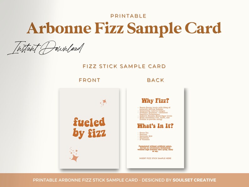 Arbonne Energy Fizz Stick Sample Card | Arbonne Fizz Sticks | Arbonne ...