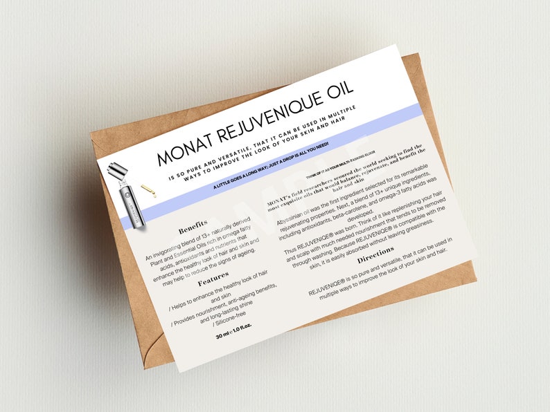 Modern Monat Rejuvenique Oil Uses Hair Wash Instructions | Monat Thank ...