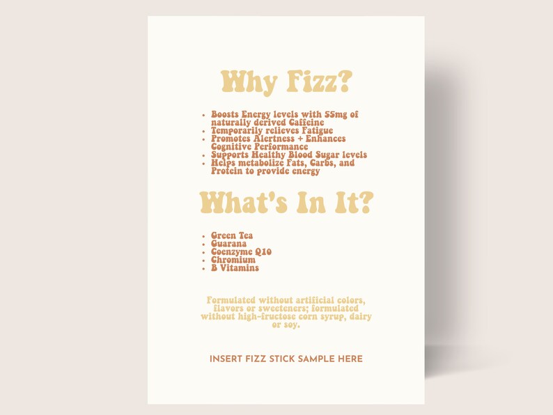 Arbonne Energy Fizz Stick Sample Card | Arbonne Fizz Sticks | Arbonne ...
