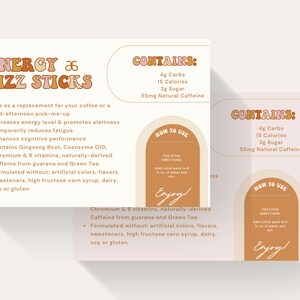 Arbonne Energy Fizz Stick Sample Card | Arbonne Fizz Sticks | Arbonne ...