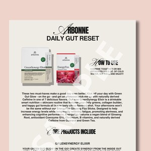 Arbonne Modern Daily Gut Reset | Greens on the Go | Green, Gut, Glow ...