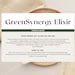 Arbonne Greensynergy Elixir Card Greens on the Go Arbonne - Etsy