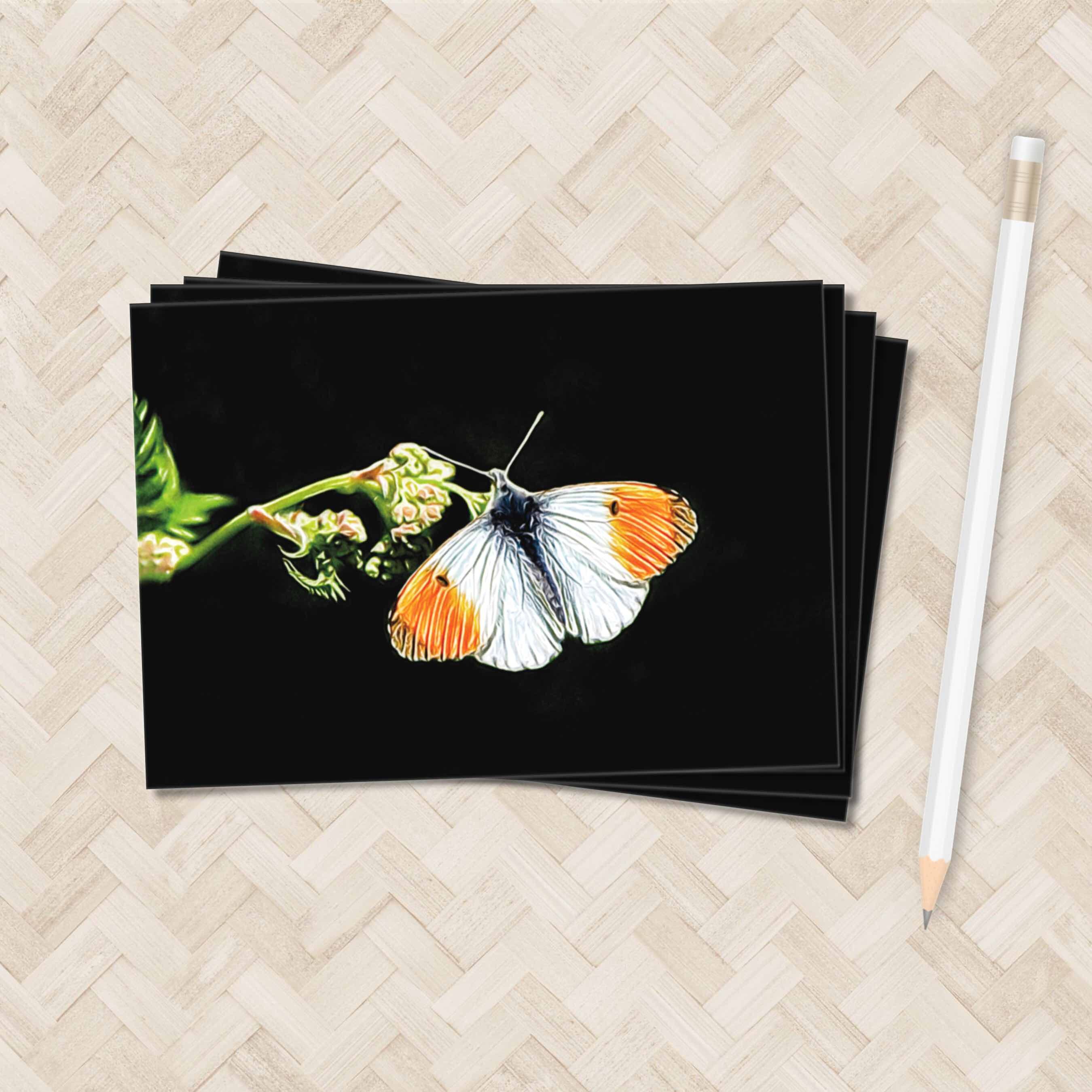 Laid Envelope B002 Designed and Made in the UK Simple / Minimal Rainbow ...