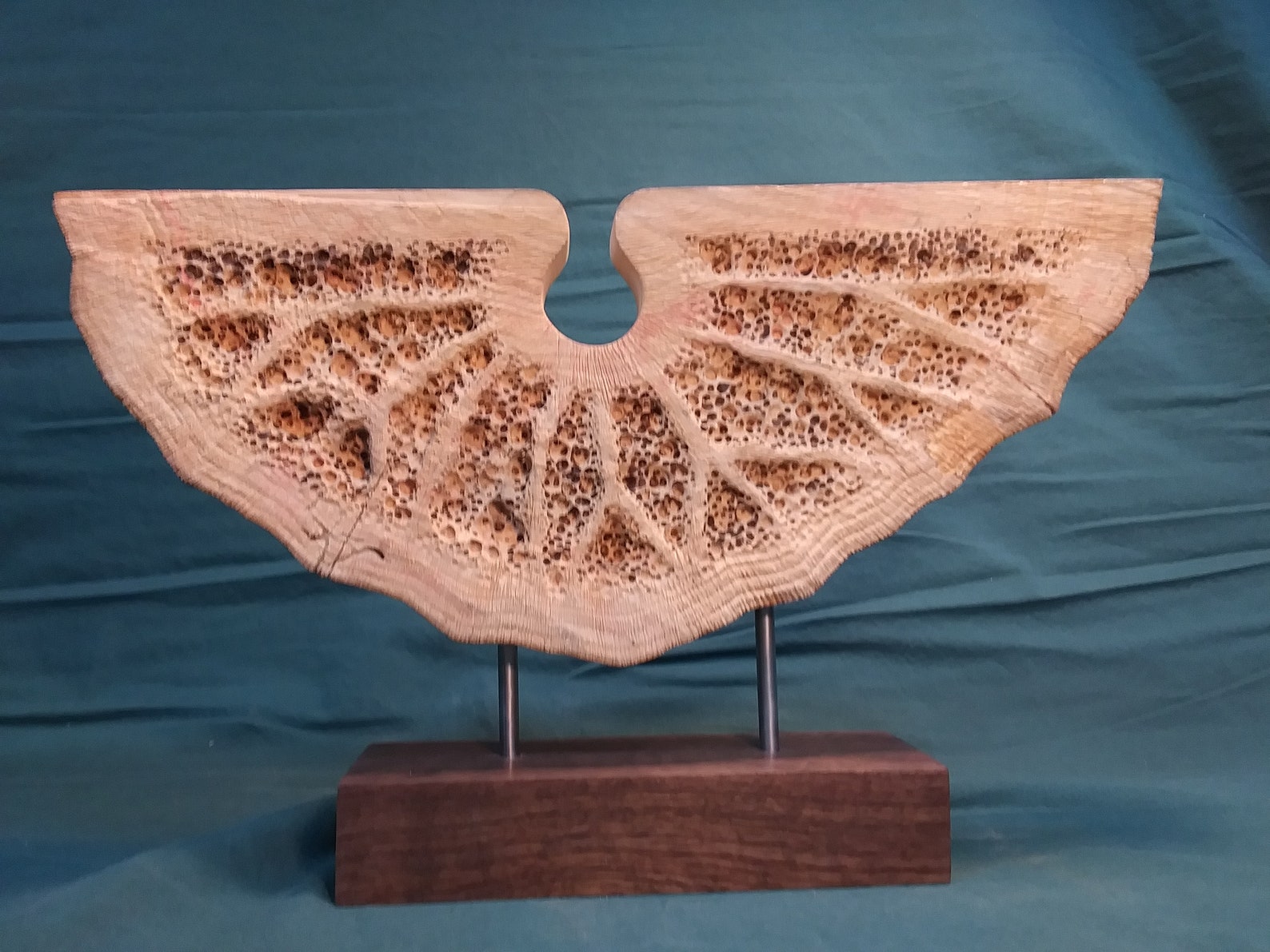 Wood Sculpture, Hand Carved & Textured - Etsy