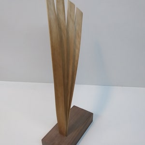 Flight Feathers Wood Sculpture, Solid Laminated Wood, Hand Shaped ...