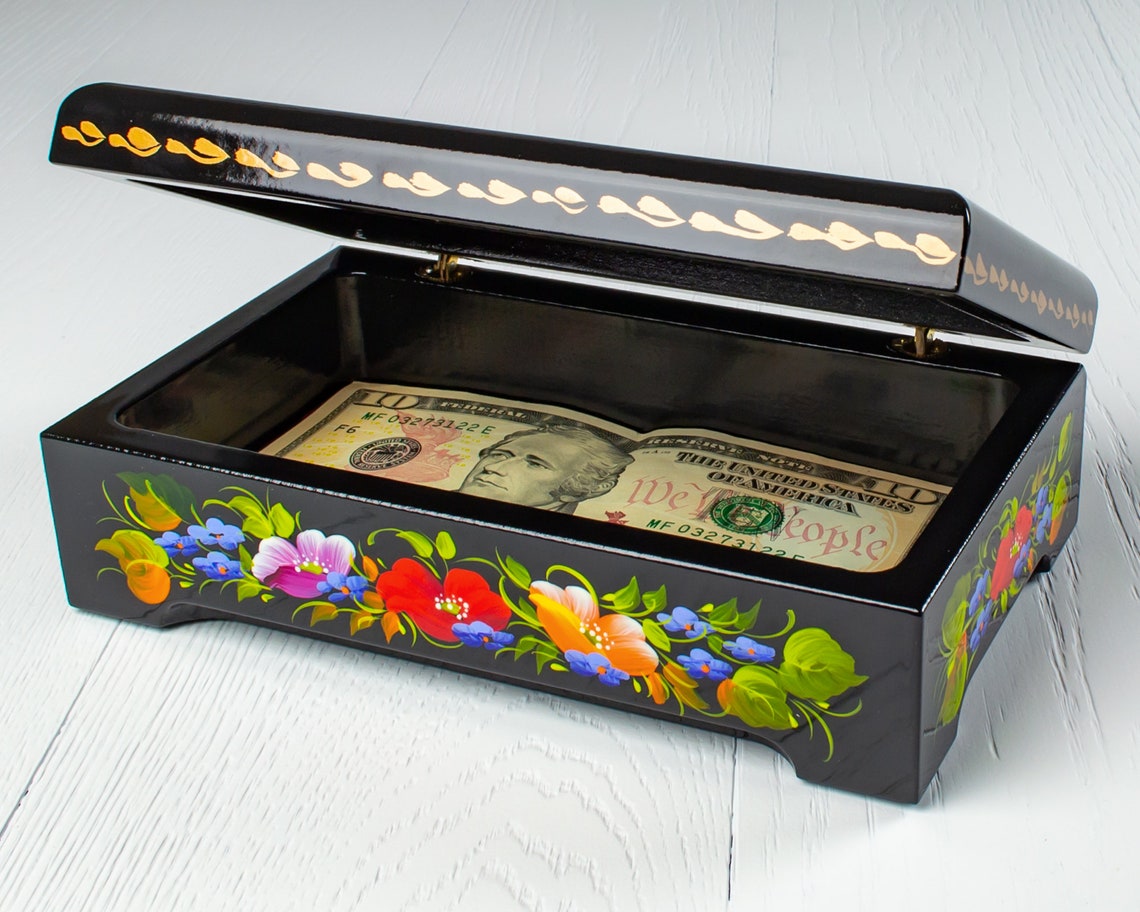 Ukrainian Lacquer Box Handmade Decorative Casket Box Hand - Etsy