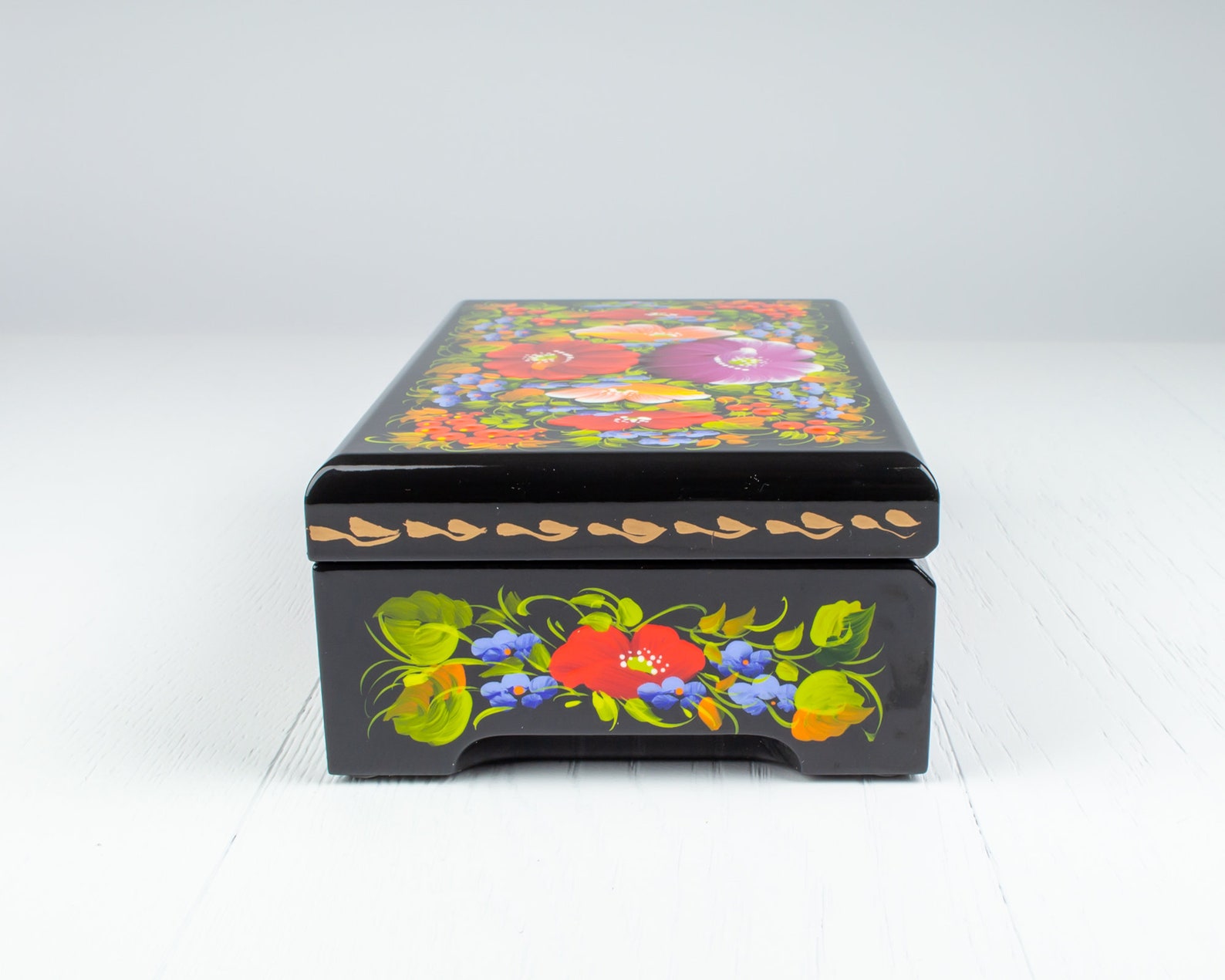 Ukrainian Lacquer Box Handmade Decorative Casket Box Hand - Etsy
