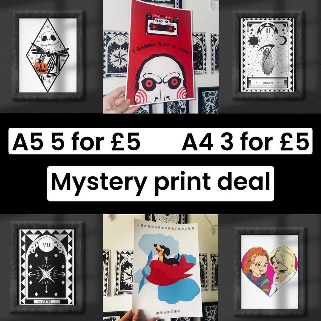 Mystery Posters - Etsy