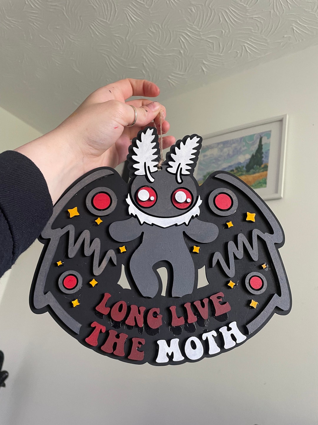 Cryptid Wall Hangers Cthulhu Wendigo Jersey Devil Mothman - Etsy