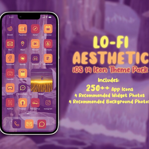 App Icons Sunset - Etsy