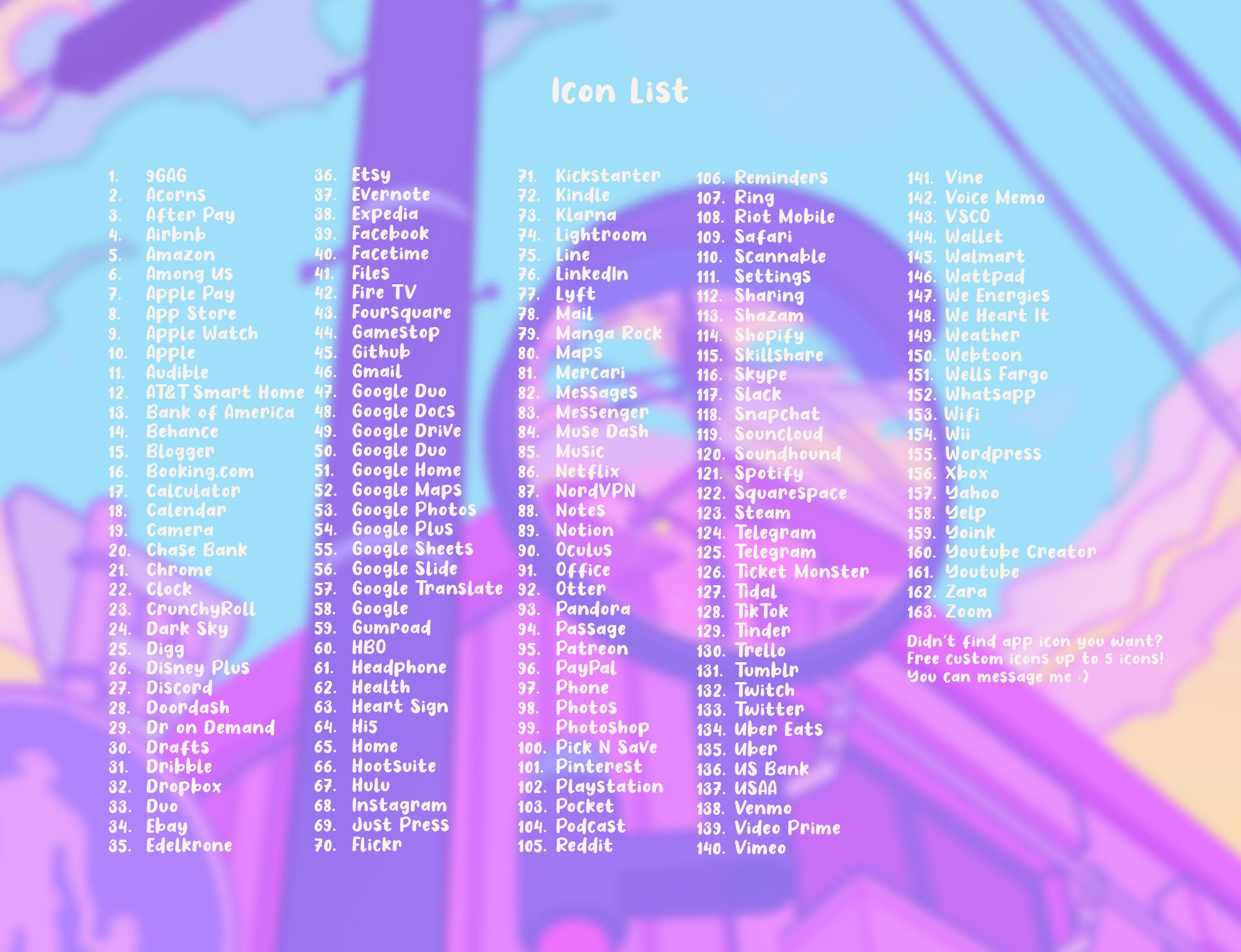 Lo-fi Aesthetic Candy Pop Color Ios 14 Covers Purple Cyan - Etsy