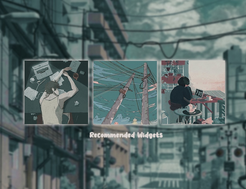 Lo-fi Aesthetic Green Red Yellow Ios 14 Covers Neon Icon | Etsy