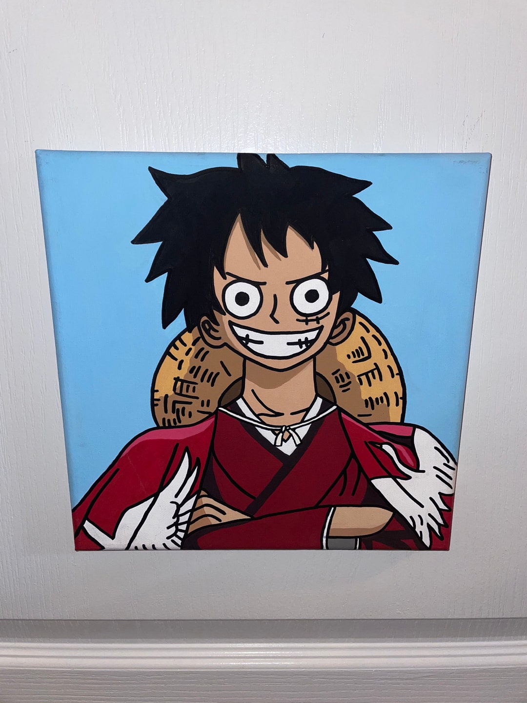 One Piece Luffy Painting - Etsy