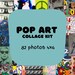 Pop Art Wall Collage Kit • 82 High Resolution Photos • Dorm Room DIY ...