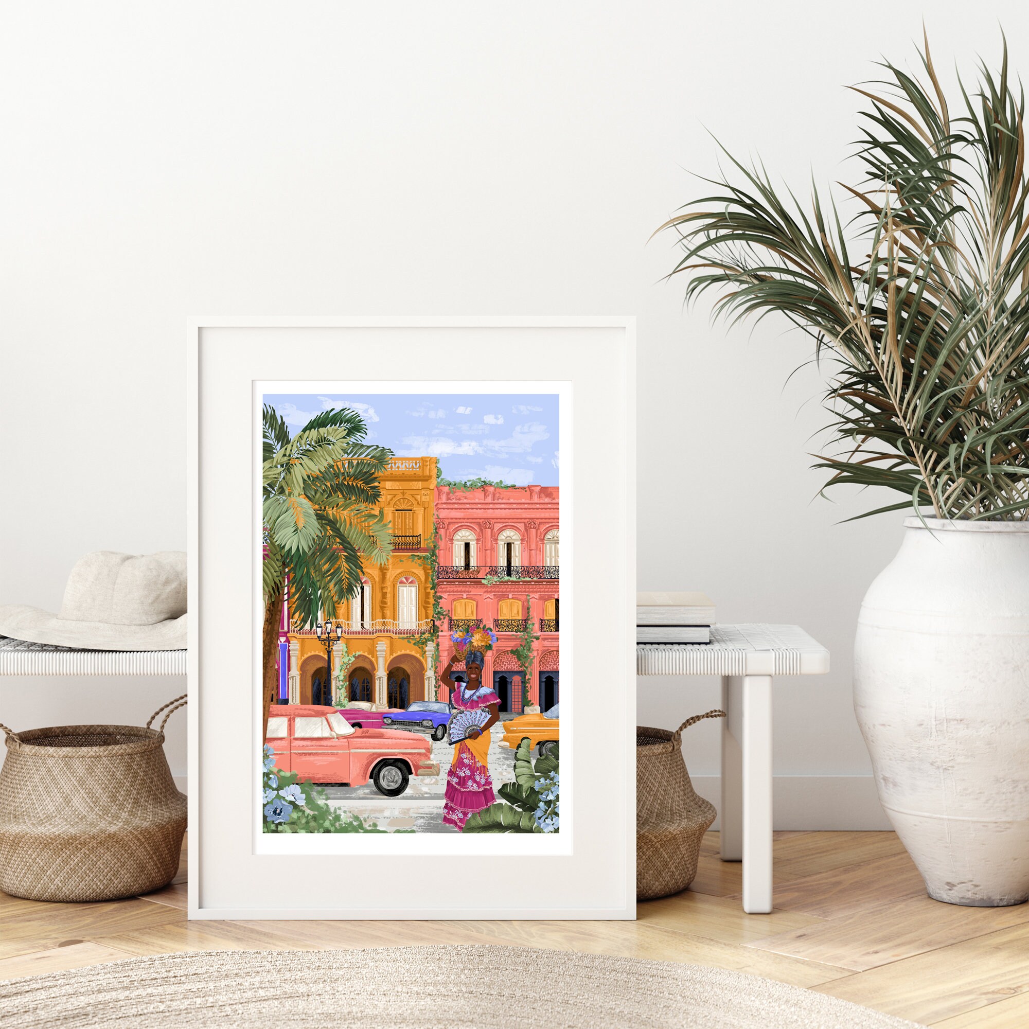 WOMEN AROUND the WORLD Cuba Poster Travel Print Tropical - Etsy UK