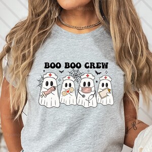 Ghost Nurse PNG, Cute Ghost, Boo Boo Crew, Halloween PNG File for ...