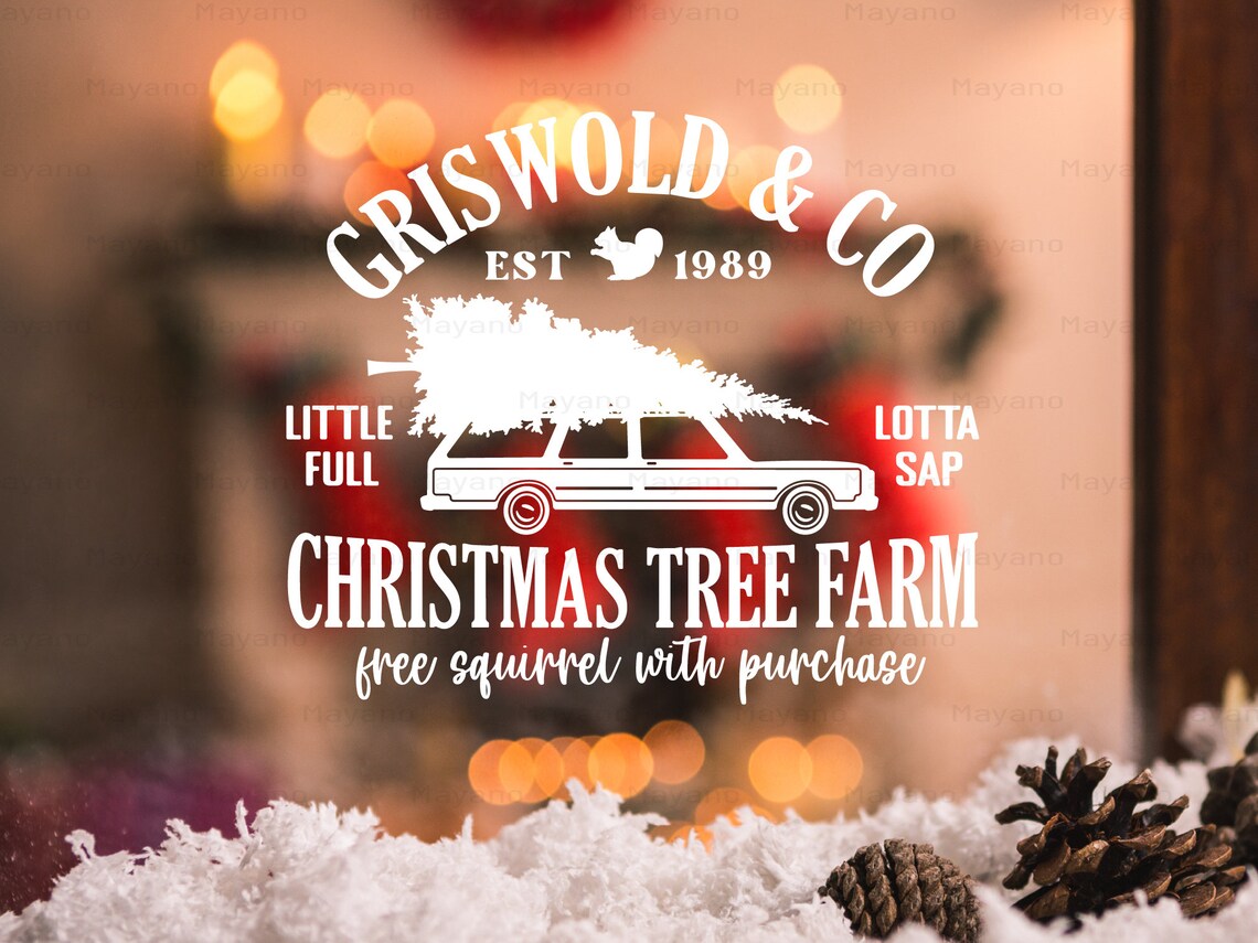 Griswold Christmas Tree Farm SVG PNG 2 Designs Cutting Files - Etsy