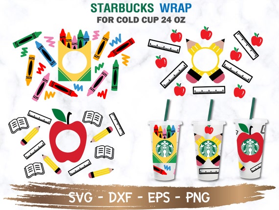 Teacher Starbucks Cup Bundle 3 Designs SVG Teacher svg - Etsy España