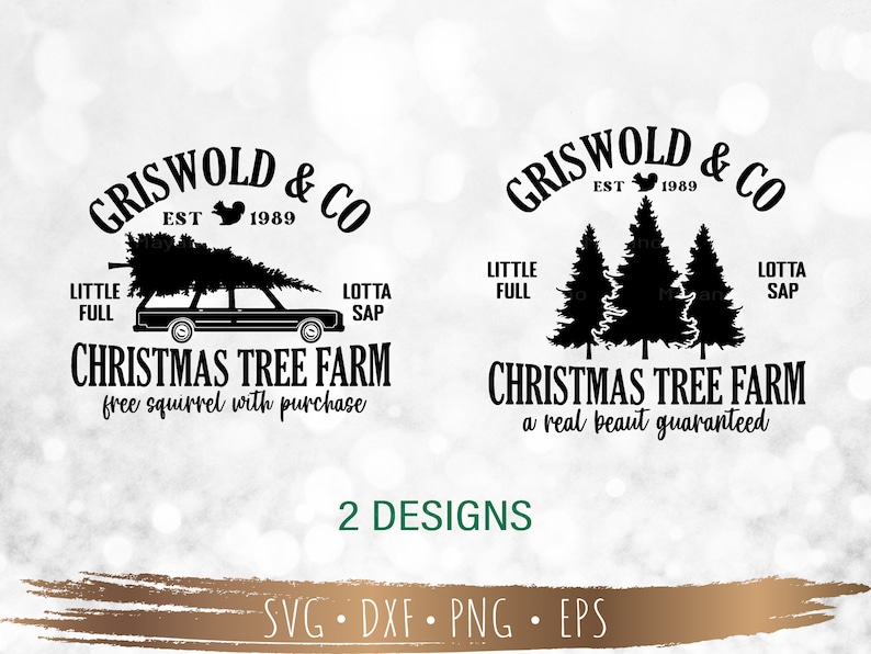 Griswold Christmas Tree Farm SVG PNG 2 Designs Cutting Files - Etsy