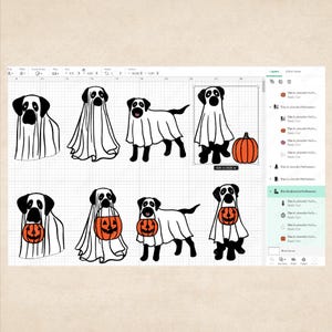 Black Ghost Labrador Retriever Dog Svg, Boo Svg, Halloween Svg, Files ...