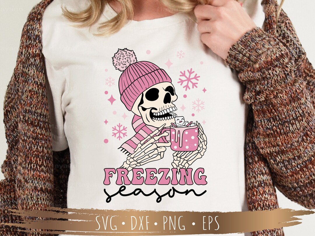 Freezing Season SVG PNG, Designs Cutting Files for Cricut, Silhouette ...