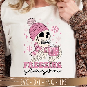 Freezing Season SVG PNG, Designs Cutting Files for Cricut, Silhouette ...