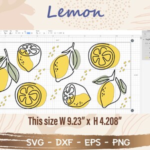 Lemon Libbey Can Glass Wrap Svg, DIY for Libbey Can Shaped Beer Glass ...