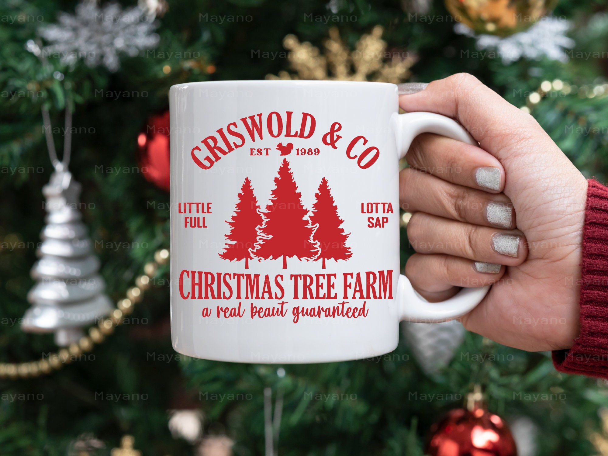 Griswold Christmas Tree Farm SVG PNG, 2 Designs Cutting Files for ...
