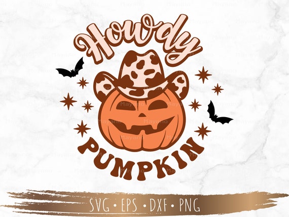 Howdy Pumpkin Svg Halloween Svg Files for Cricut - Etsy