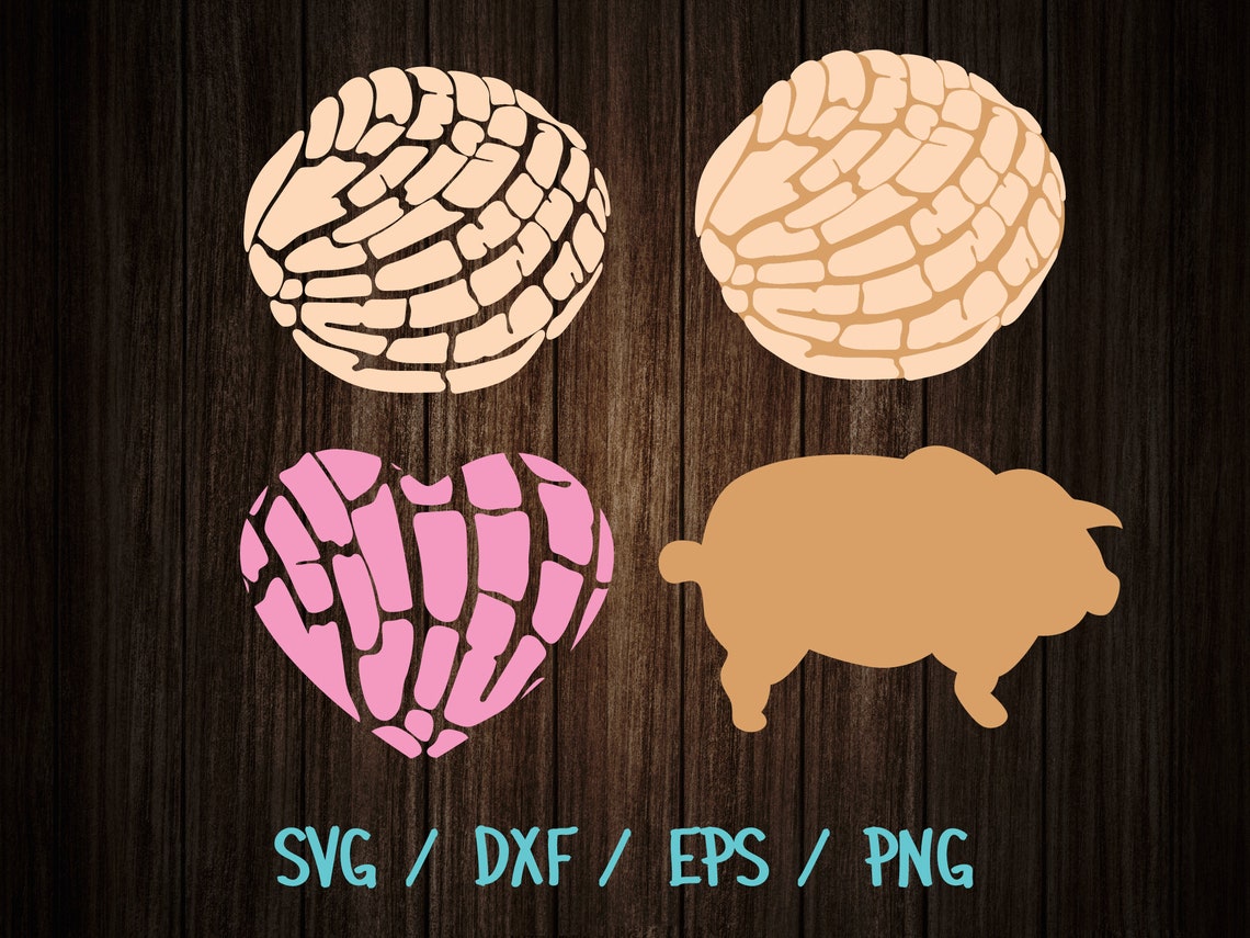Mexican Sweet Bread svg Concha Pan SVG pan dulce SVG Concha | Etsy