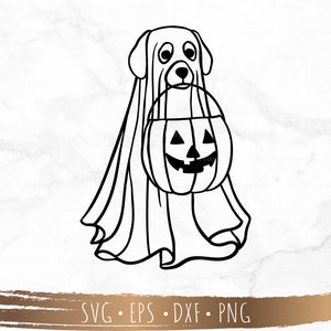 Cute Ghost Dog Svg, Spooky Season Svg, Halloween Svg, Files for Cricut ...