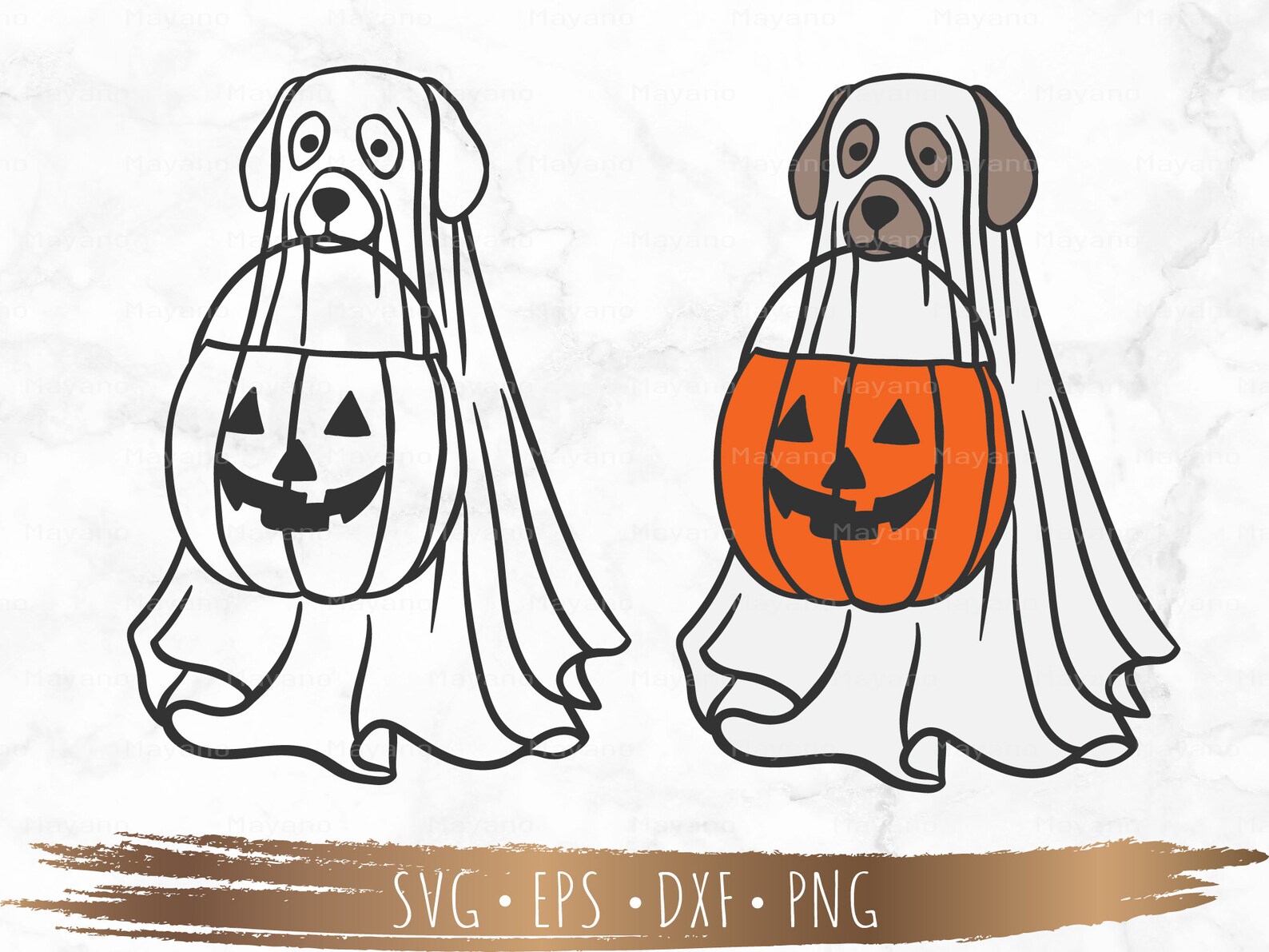 Cute Ghost Dog Svg Spooky Season Svg Halloween Svg Files - Etsy