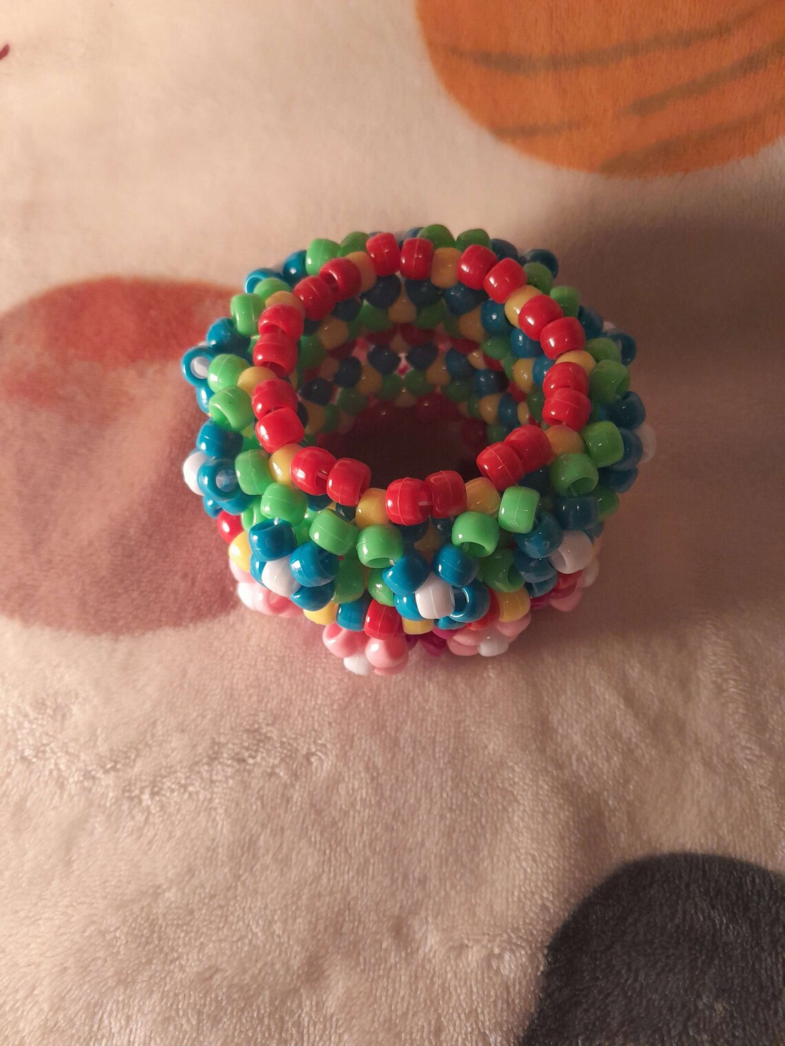 3D Mini Rotating Rainbow Kandi Cuff - Etsy