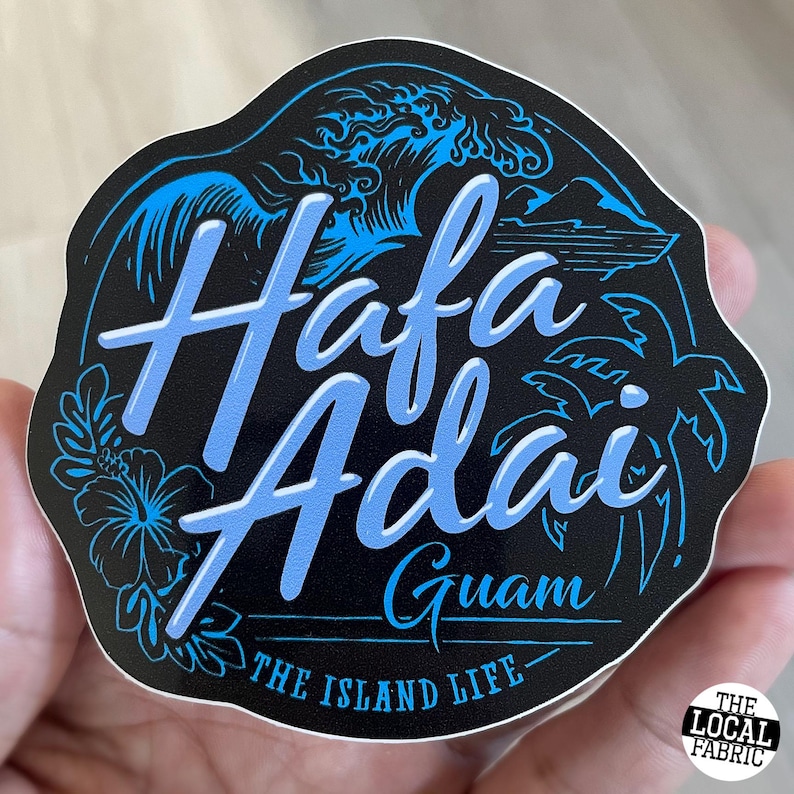 GUAM Hafa Adai Sticker || Guamanian Gift Chamorro Decal - Etsy