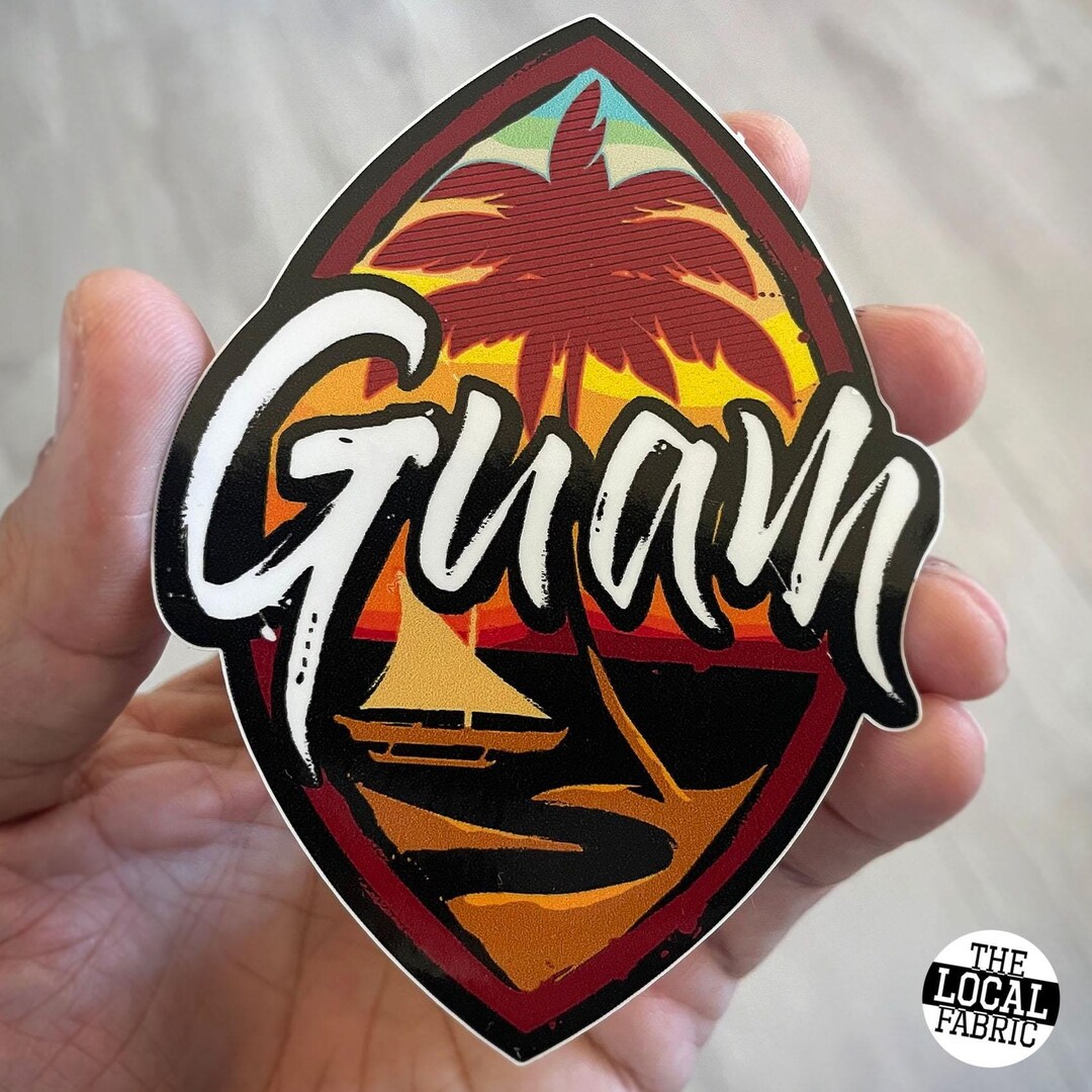 GUAM Sticker || Guamanian Islander Gift Chamorro Decal - Etsy
