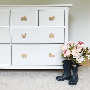 Farmyard Drawer Knobs | Nursery Decor, Nursery Inspo, Country Style ...