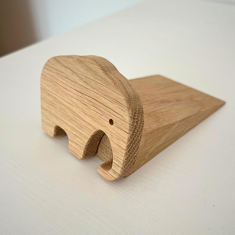 Animal Wooden Door Wedge - Etsy UK