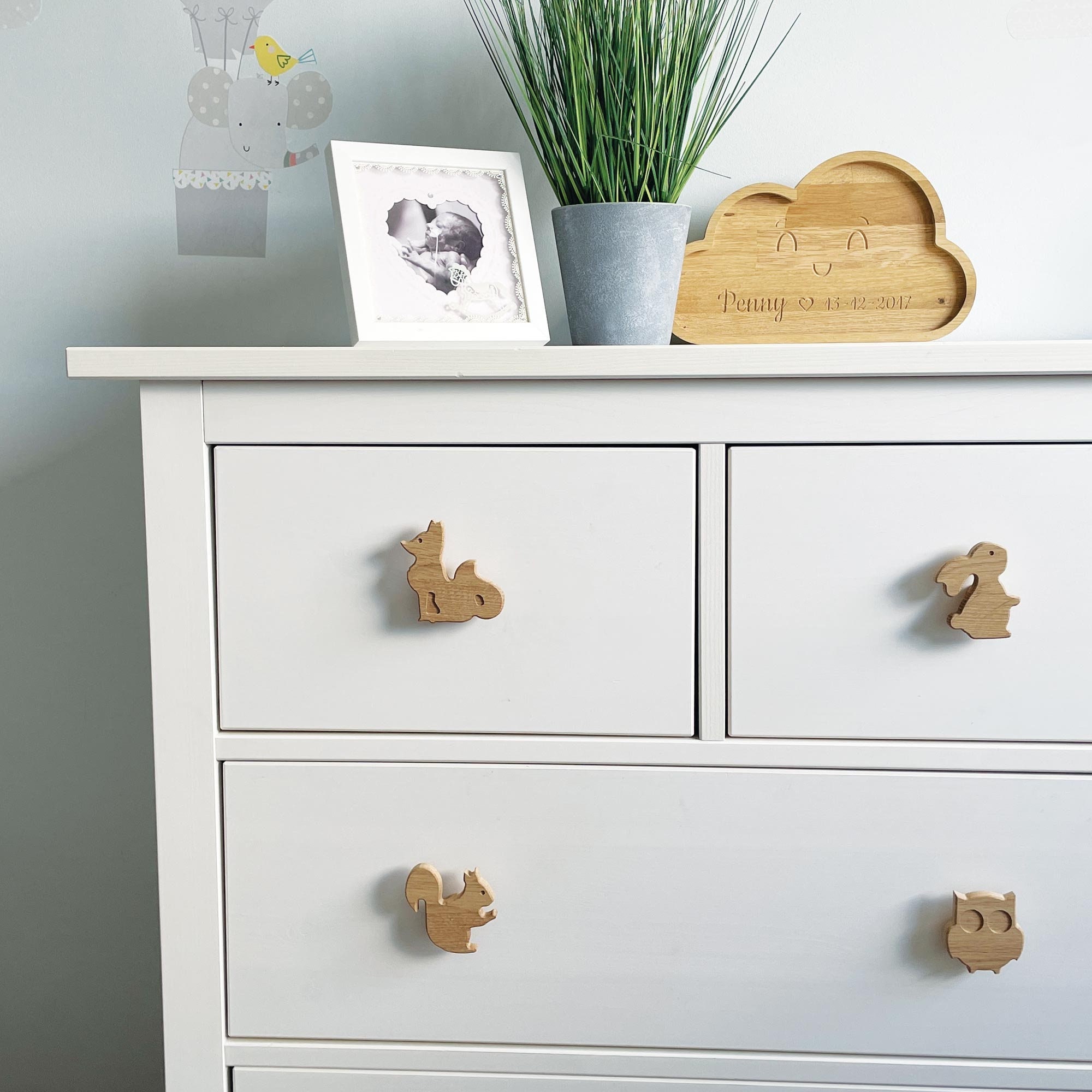 Woodland Animal Drawer Handles Forest Nursery Decor - Etsy UK