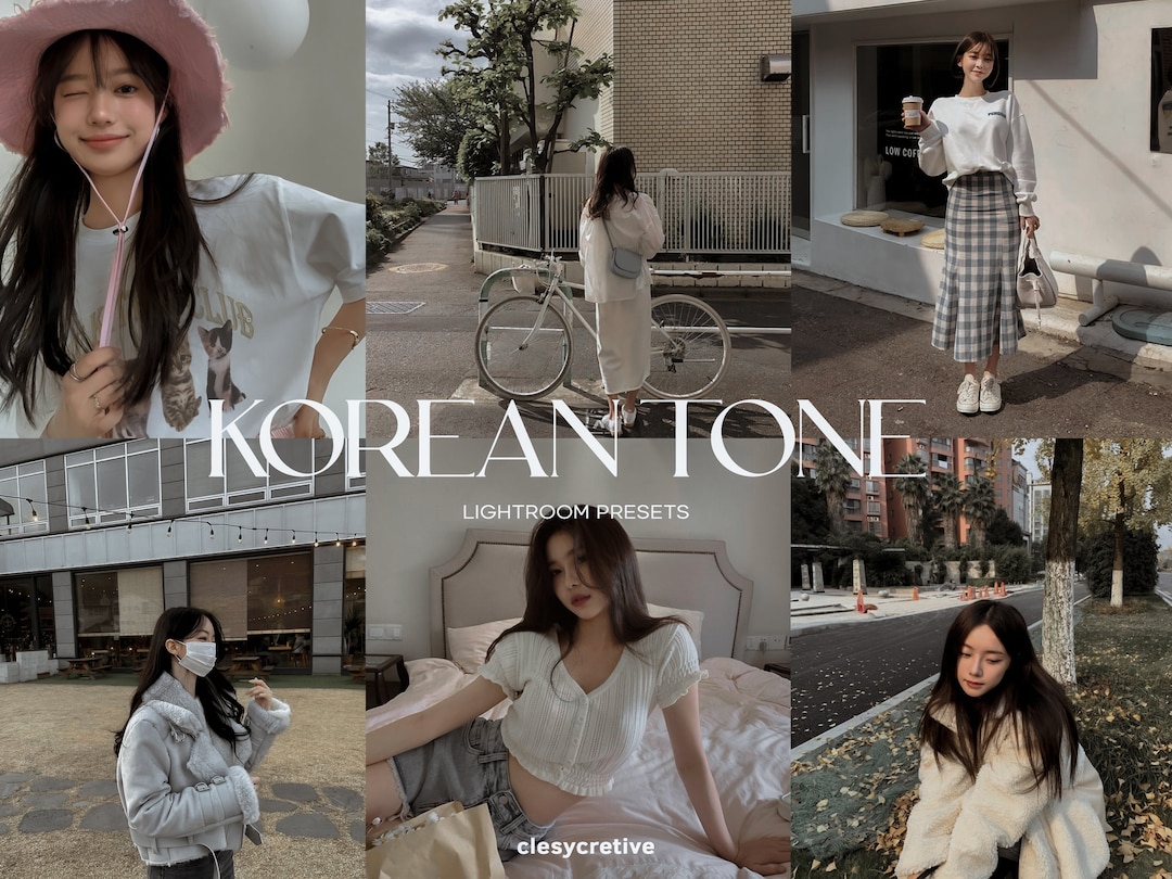 5 Korean Lightroom Mobile Presets & Desktop Presets, Blogger Influencer ...