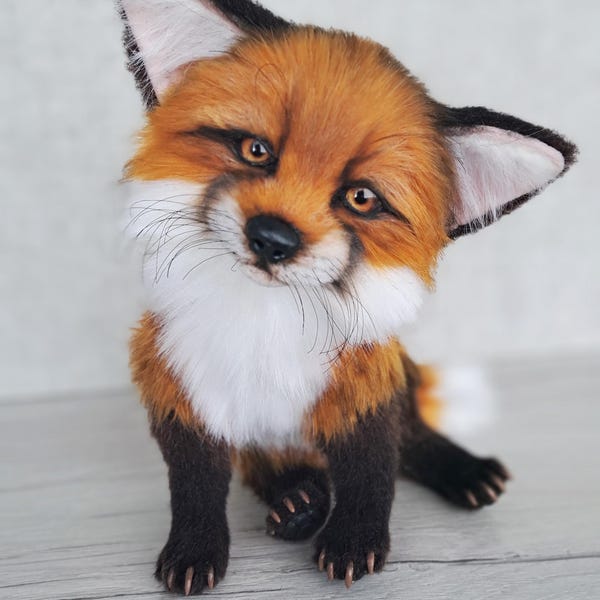 Stuffed Fox - Etsy