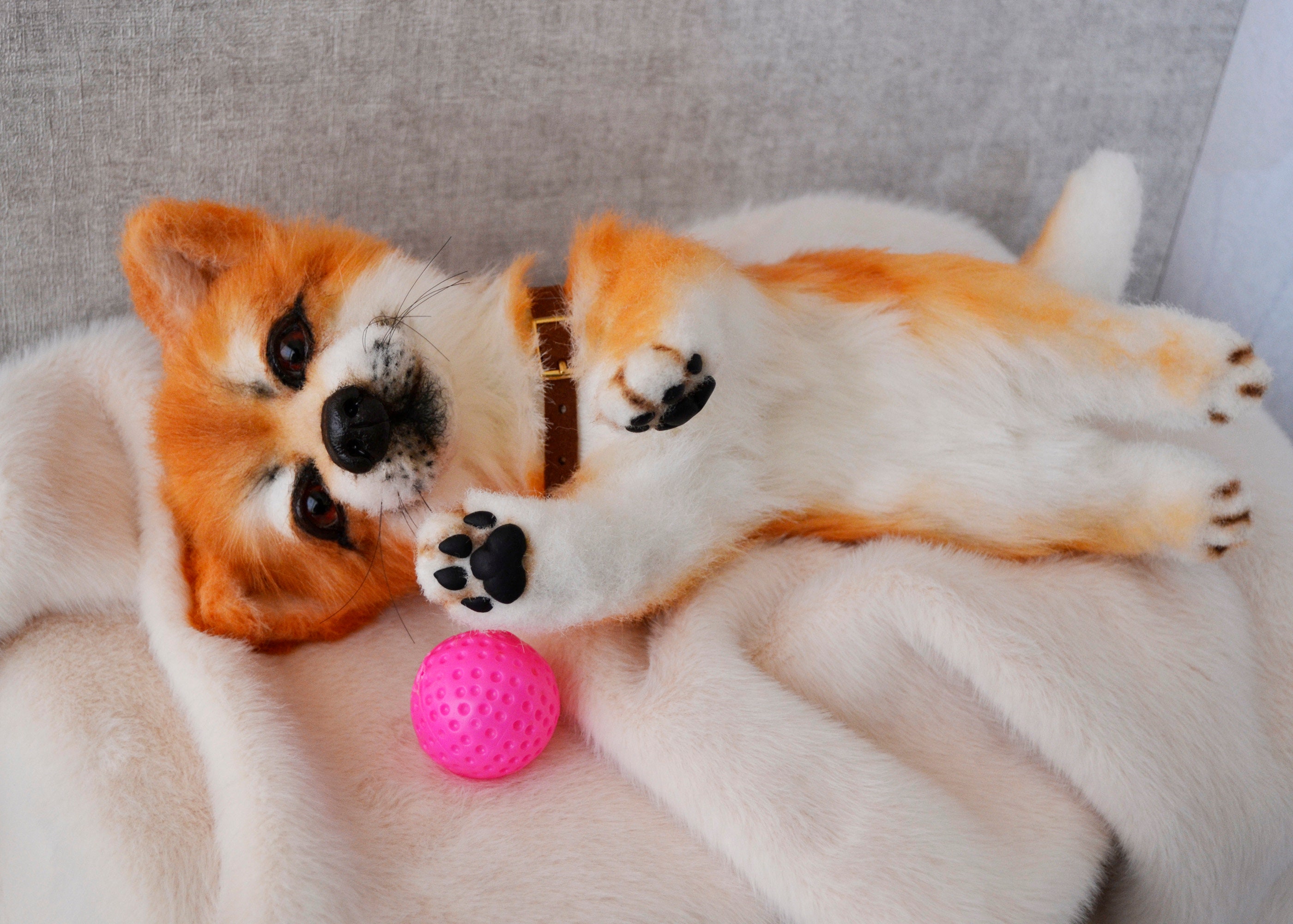 Realistic Toy Shiba-inu Dog - Etsy