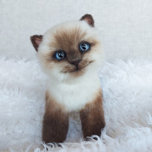 Realistic Stuffed Cat - Etsy