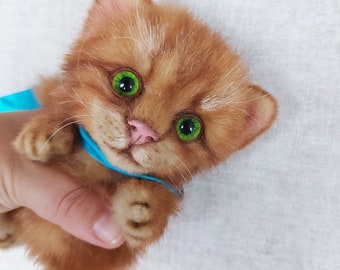 Green Cat Plush | Etsy