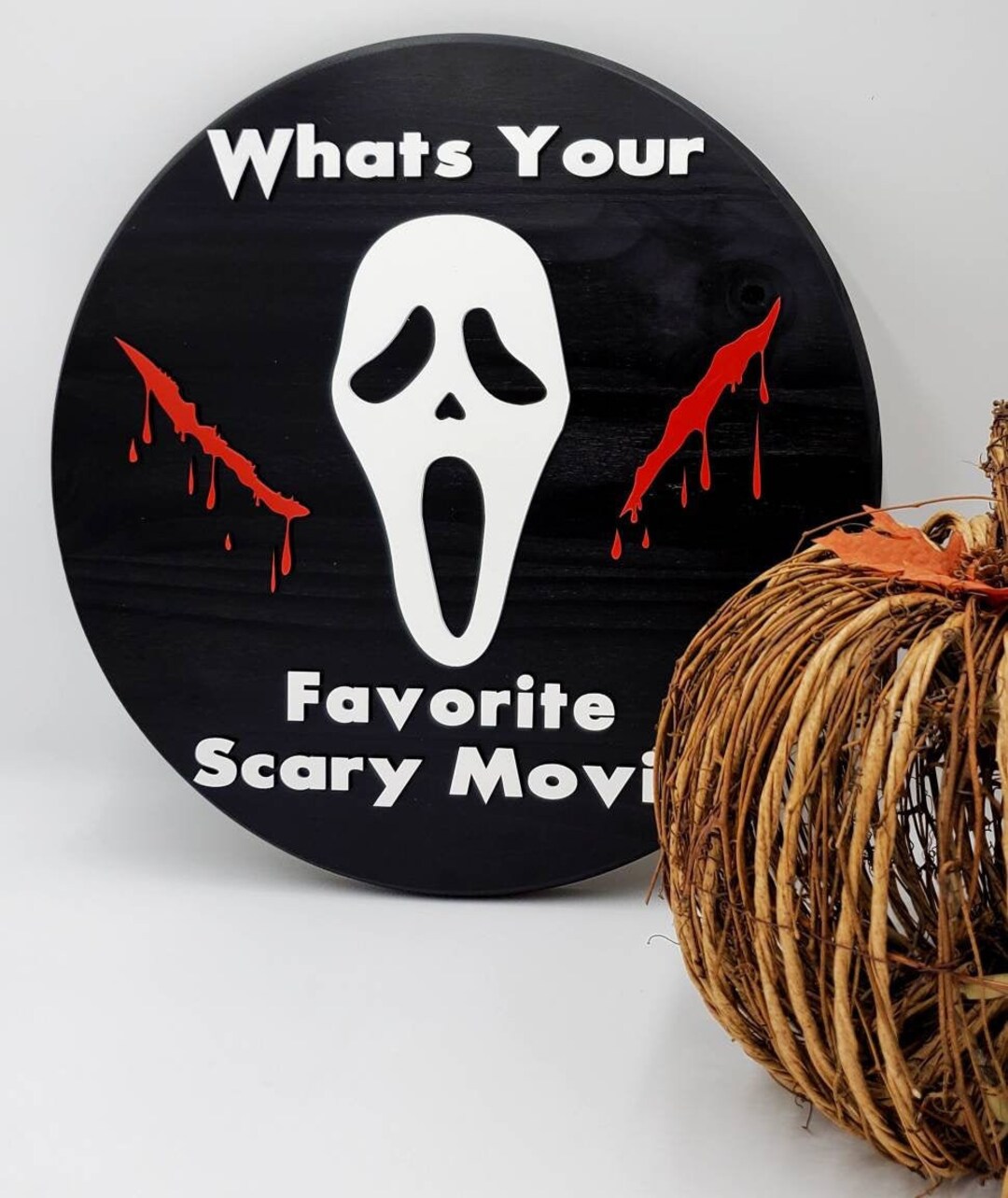 Scream Door Sign Scream Movie Sign Scream Movie Decor Scream Decor ...