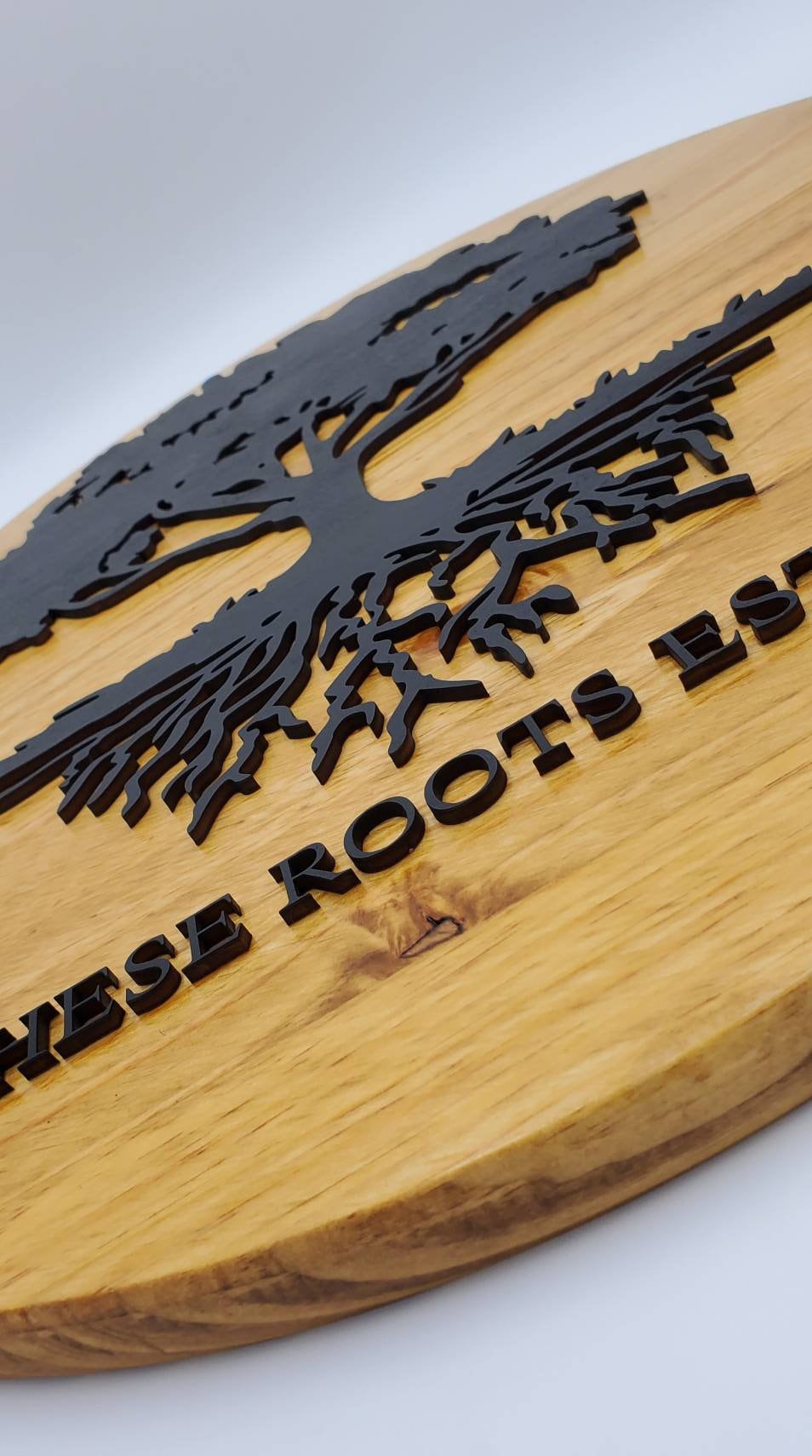 Family Tree Roots Sign | Tree Roots Round Sign | Family Tree Sign ...