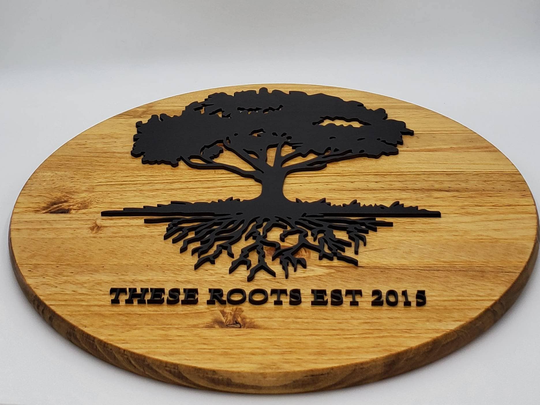 Family Tree Roots Sign | Tree Roots Round Sign | Family Tree Sign ...