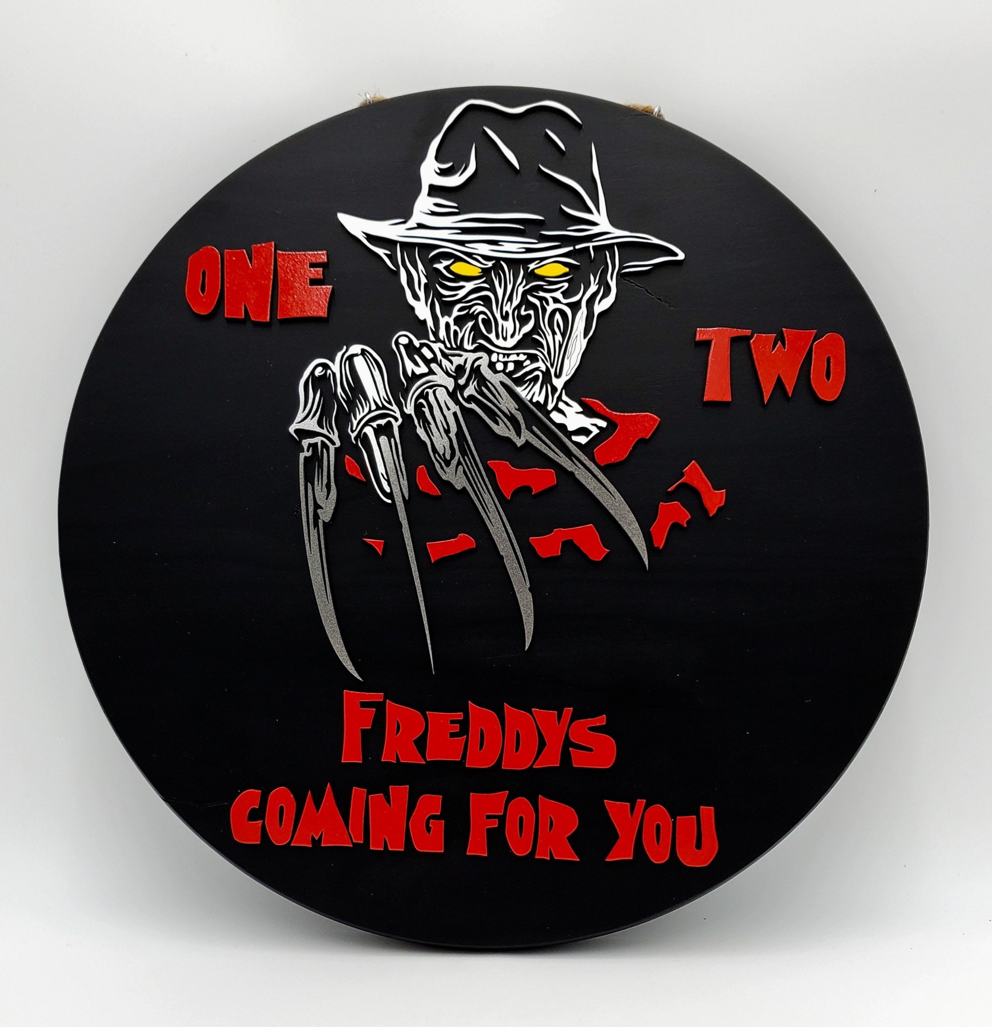 Freddy Krueger Door Sign | Halloween Door Sign | Horror Door Hanger ...