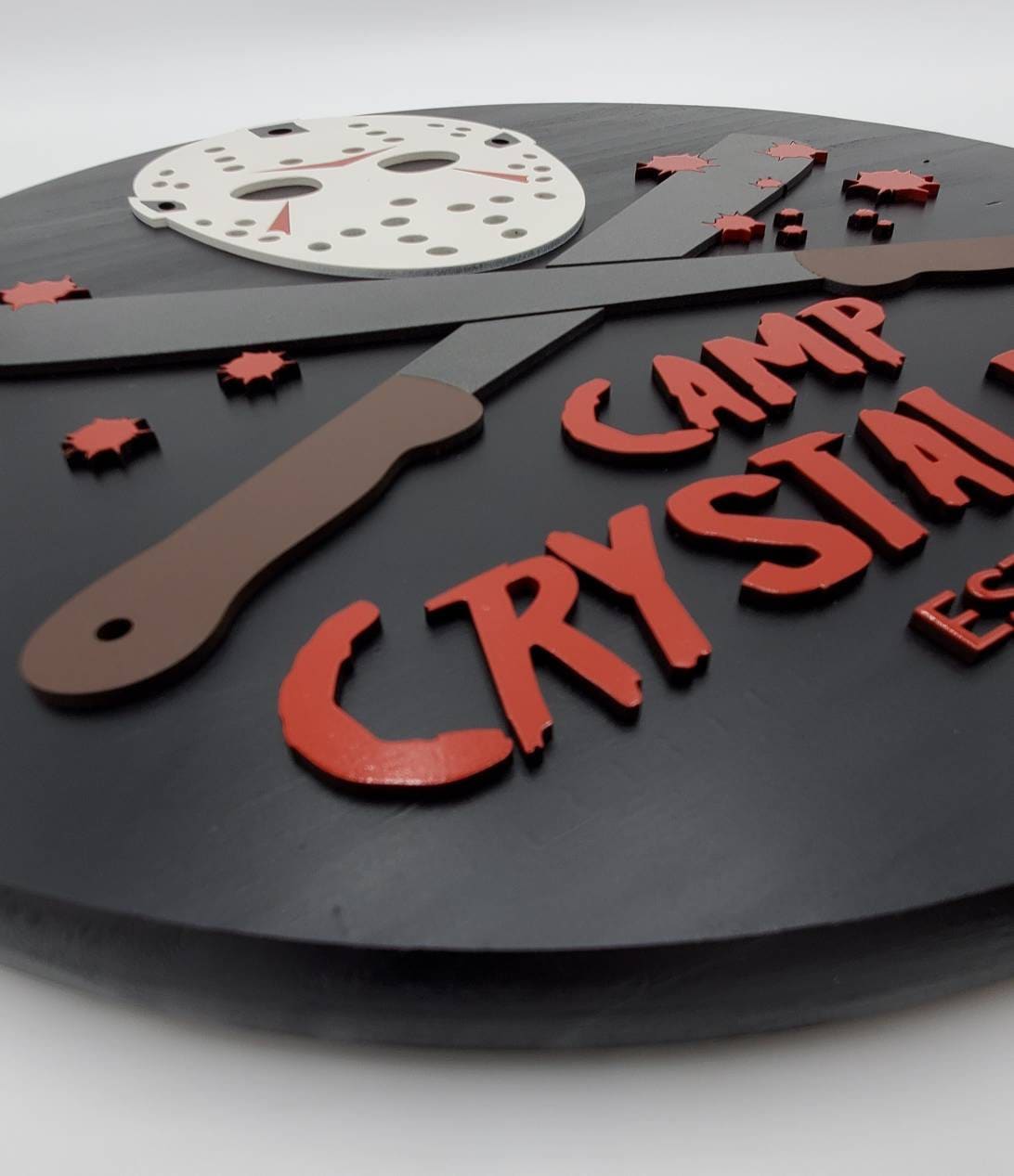 Friday the 13th Sign | Friday the 13th Decor | Halloween Door Hanger ...